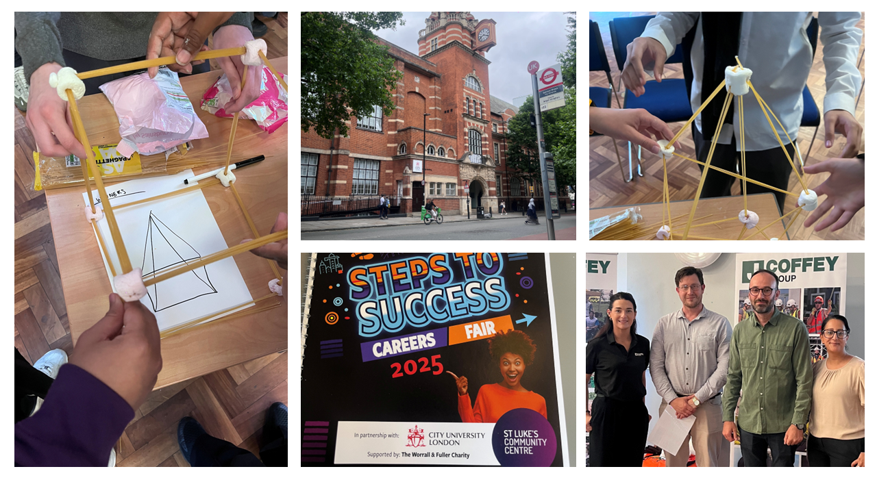 Inspiring Future Engineers at St Luke's Trust "Steps to Success" - J Coffey Construction Ltd