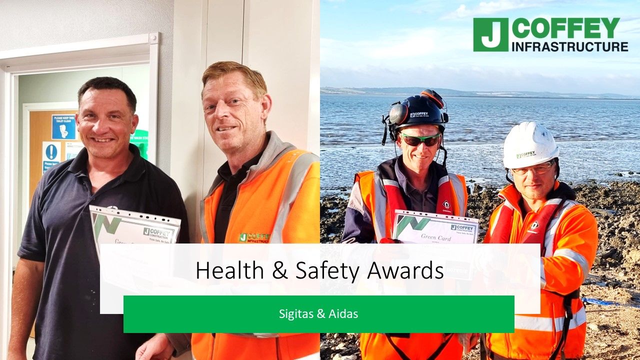 Health & Safety Awards - J Coffey Construction Ltd