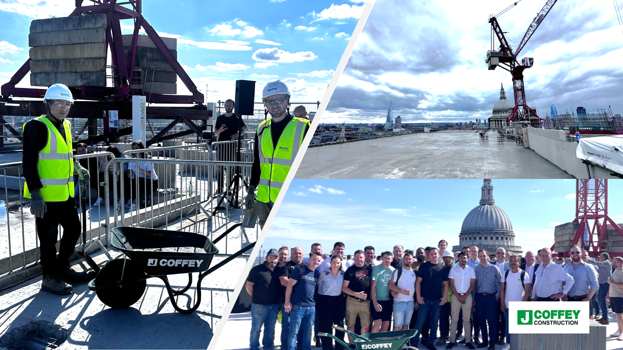 Topping Out at Panorama St. Pauls , 81 Newgate Street - J Coffey ...