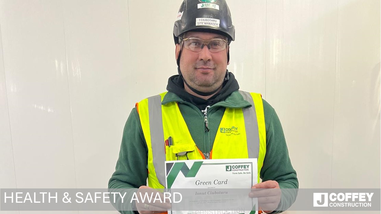 Health & Safety Award - J Coffey Construction Ltd